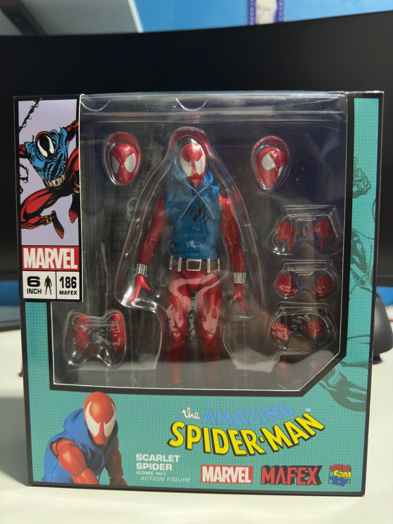 Mafex scarlet spider, Hobbies & Toys, Toys & Games on Carousell