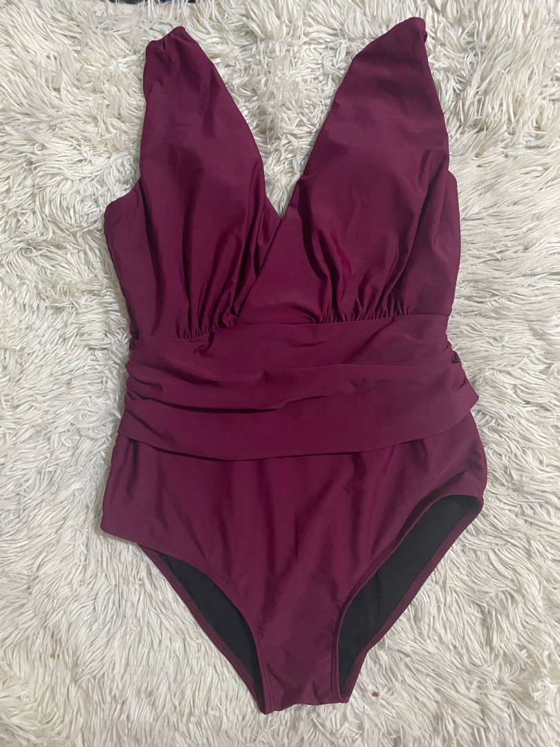 Maroon Swimsuit On Carousell