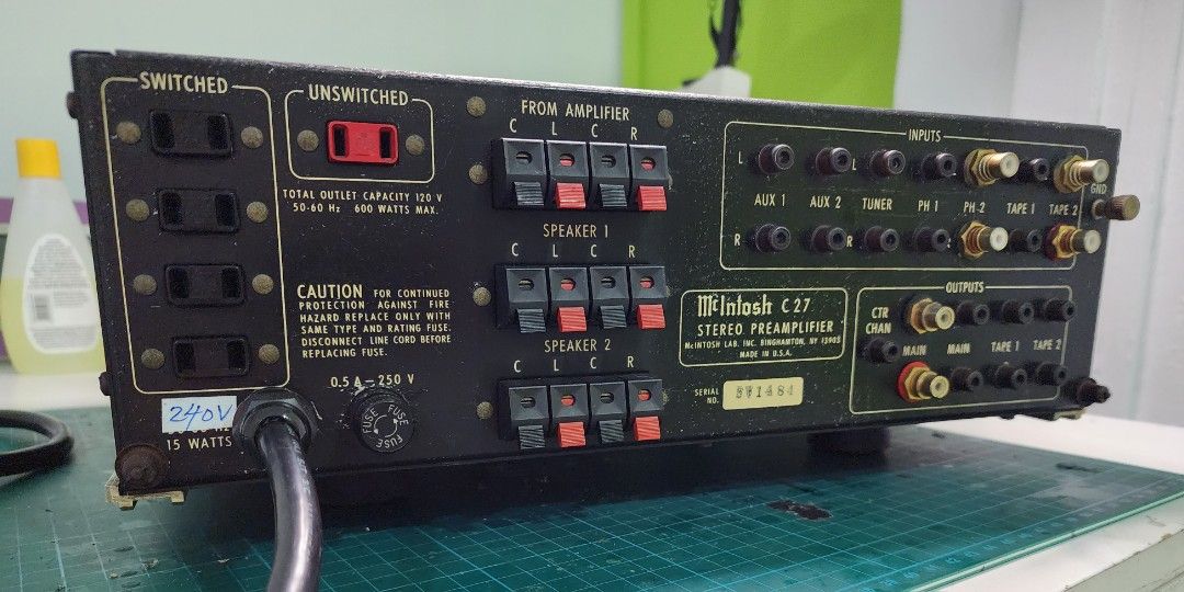 Mcintosh c27 stereo preamplifier, Audio, Soundbars, Speakers ...