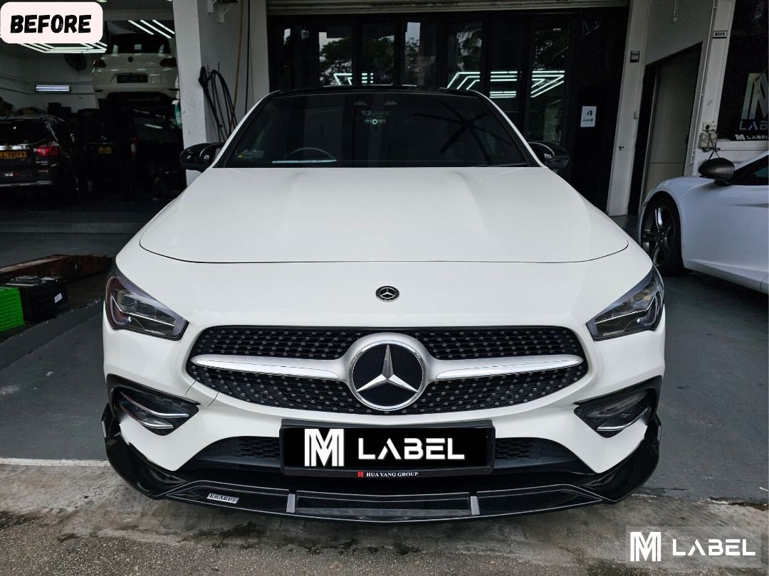 Mercedes Benz W118 Full Vinyl Wrap - PET Metallic Gold Yellow, Car ...