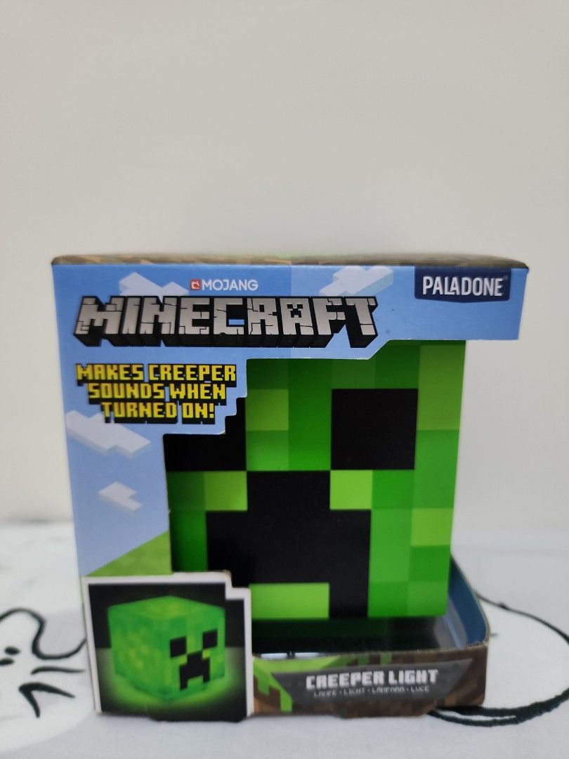 Minecraft Creeper Light, 興趣及遊戲, 玩具 & 遊戲類 - Carousell