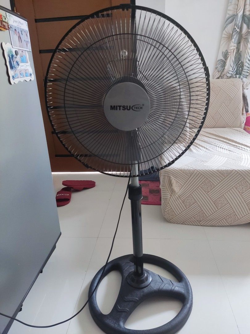 MitsuTech Stand Fan, Furniture & Home Living, Lighting & Fans, Fans on ...