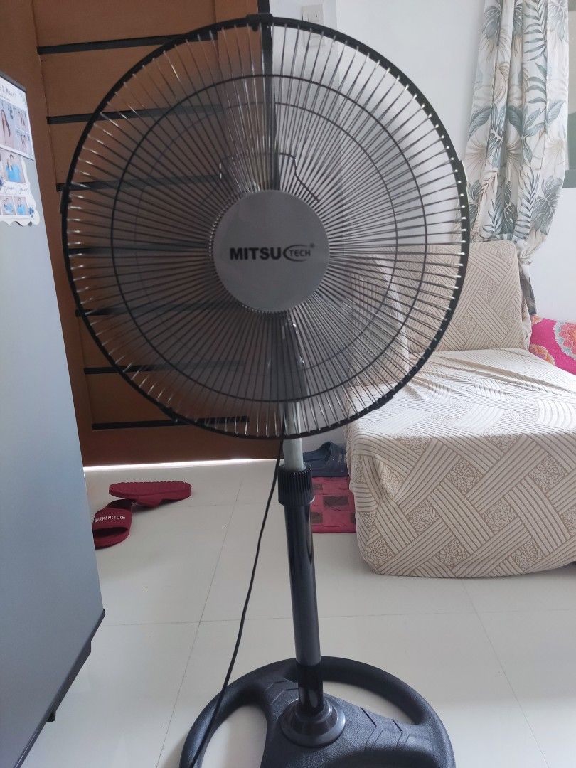 MitsuTech Stand Fan, Furniture & Home Living, Lighting & Fans, Fans on ...