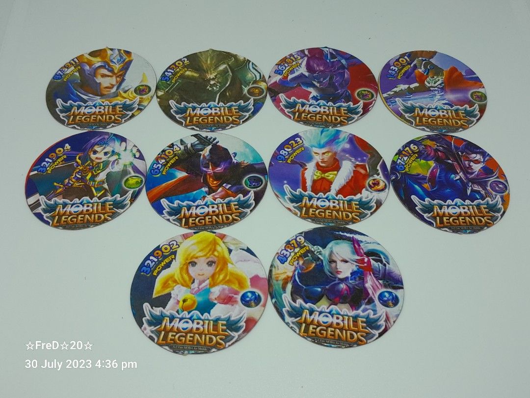 Mobile Legends Local Pogs (26pcs), Hobbies & Toys, Toys & Games on ...