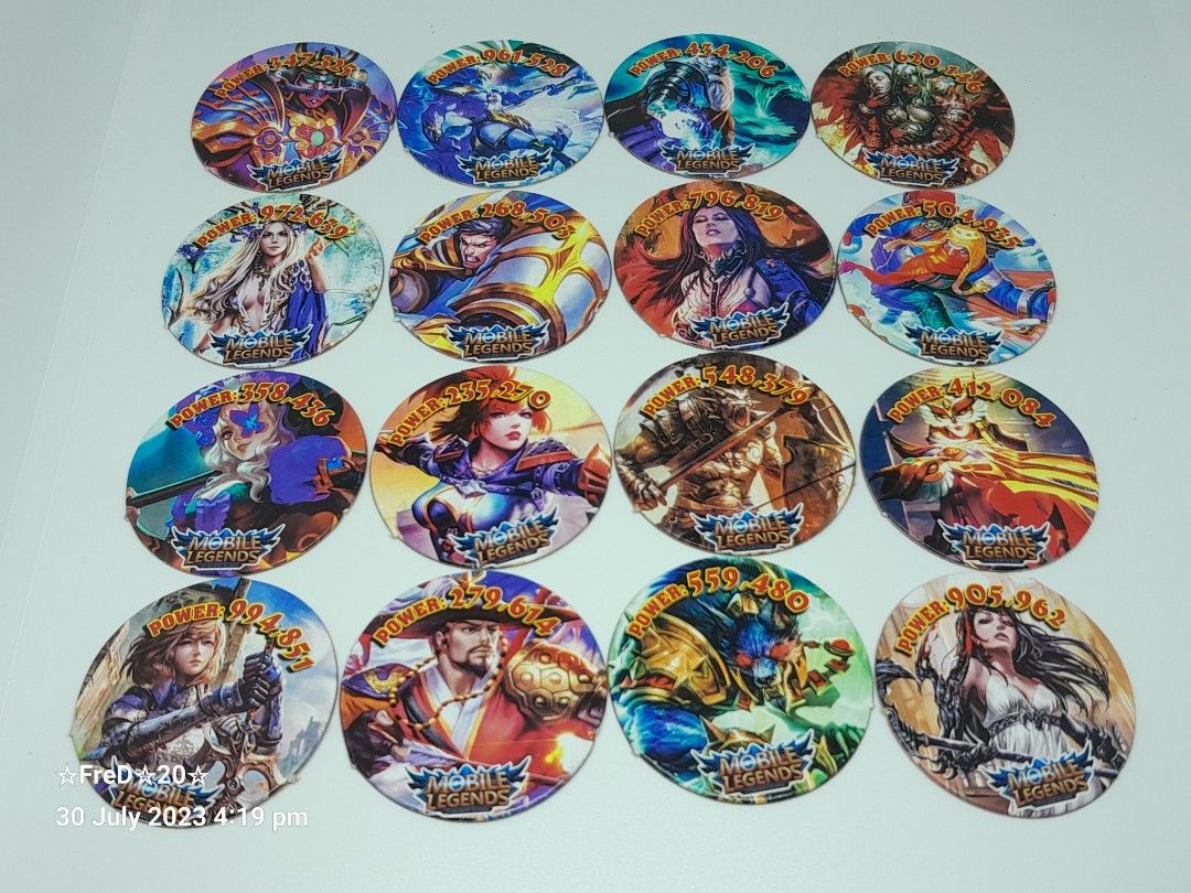 Mobile Legends Local Pogs (28pcs), Hobbies & Toys, Toys & Games on ...