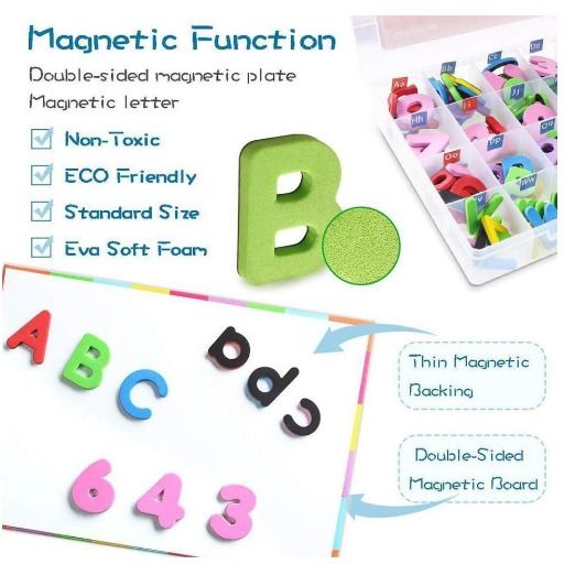 Montessori Magnetic Letter Classroom Alphabets English Board Kids Toy ...
