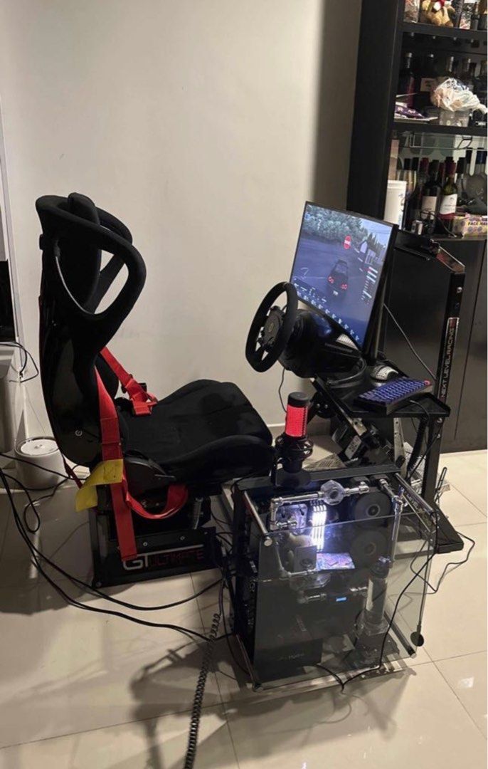 Motion Sim racing setup(cheap!!!), Video Gaming, Gaming Accessories ...
