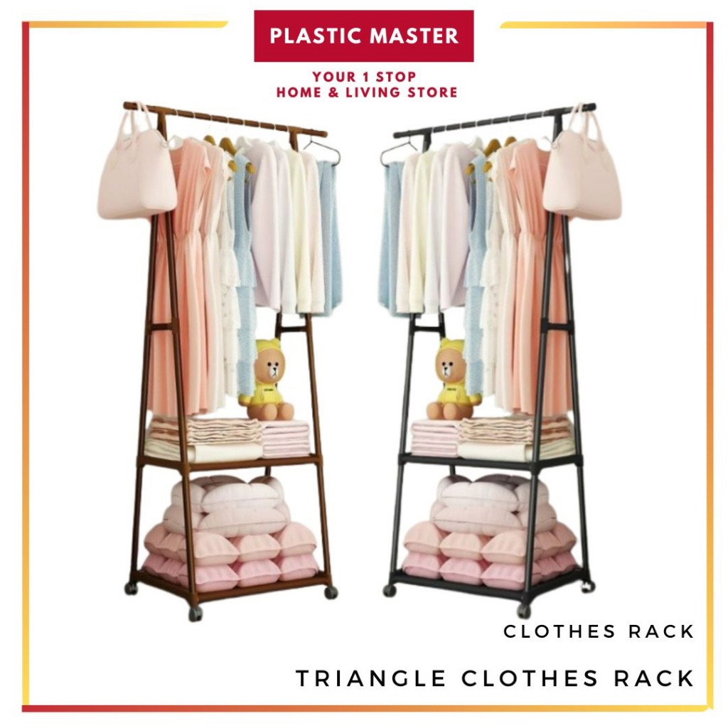 Multi-function Triangle Coat Rack Clothes Hanger Hanging Clothes Rack ...