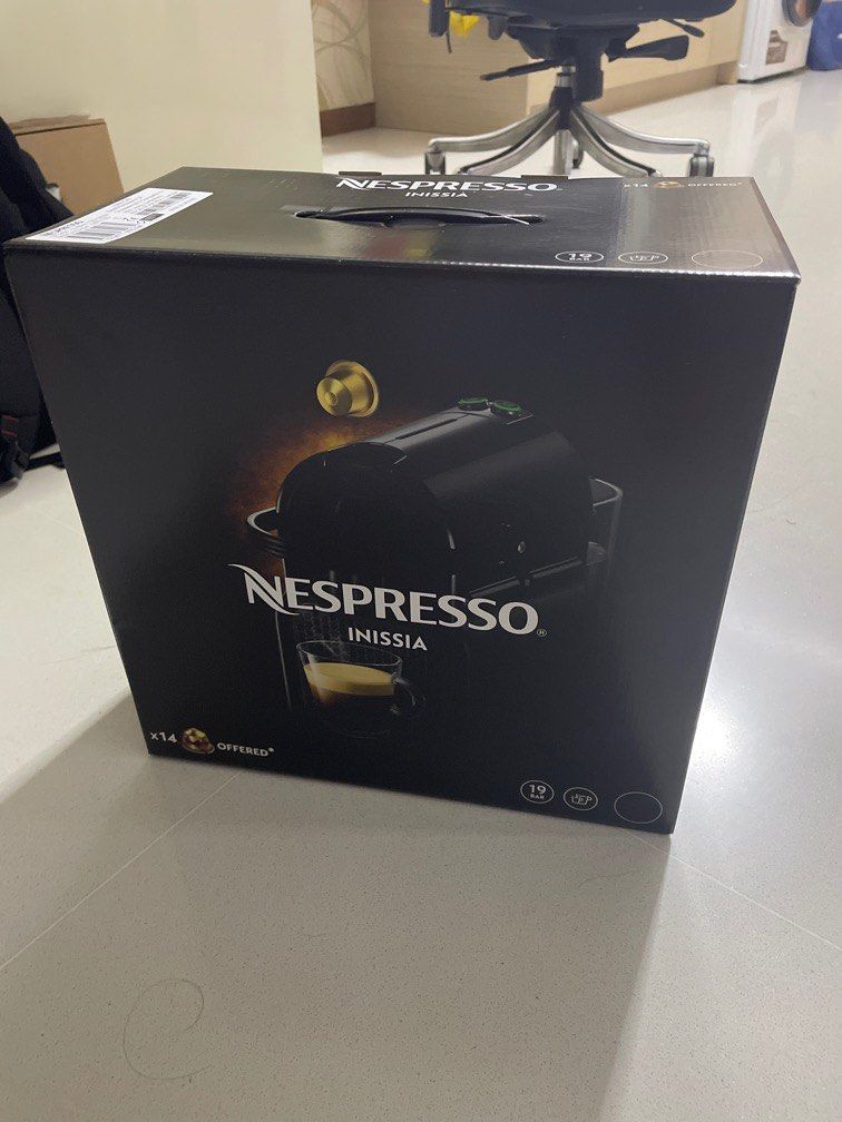 Nespresso Inissia Coffee Machine, TV & Home Appliances, Kitchen ...