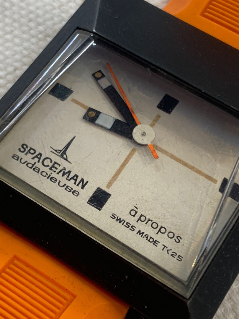 Omax Spaceman Vintage Swiss Automatic Watch for Men, Fesyen Pria, Jam ...