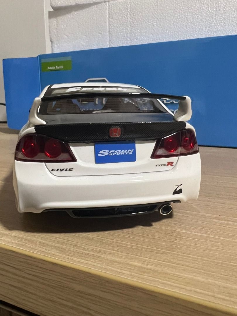 *On Hand* Otto 1/18 Honda Civic Type R FD2R Spoon Hong Kong Edition ...