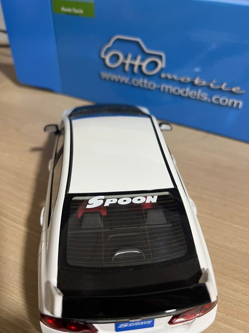 *On Hand* Otto 1/18 Honda Civic Type R FD2R Spoon Hong Kong Edition ...
