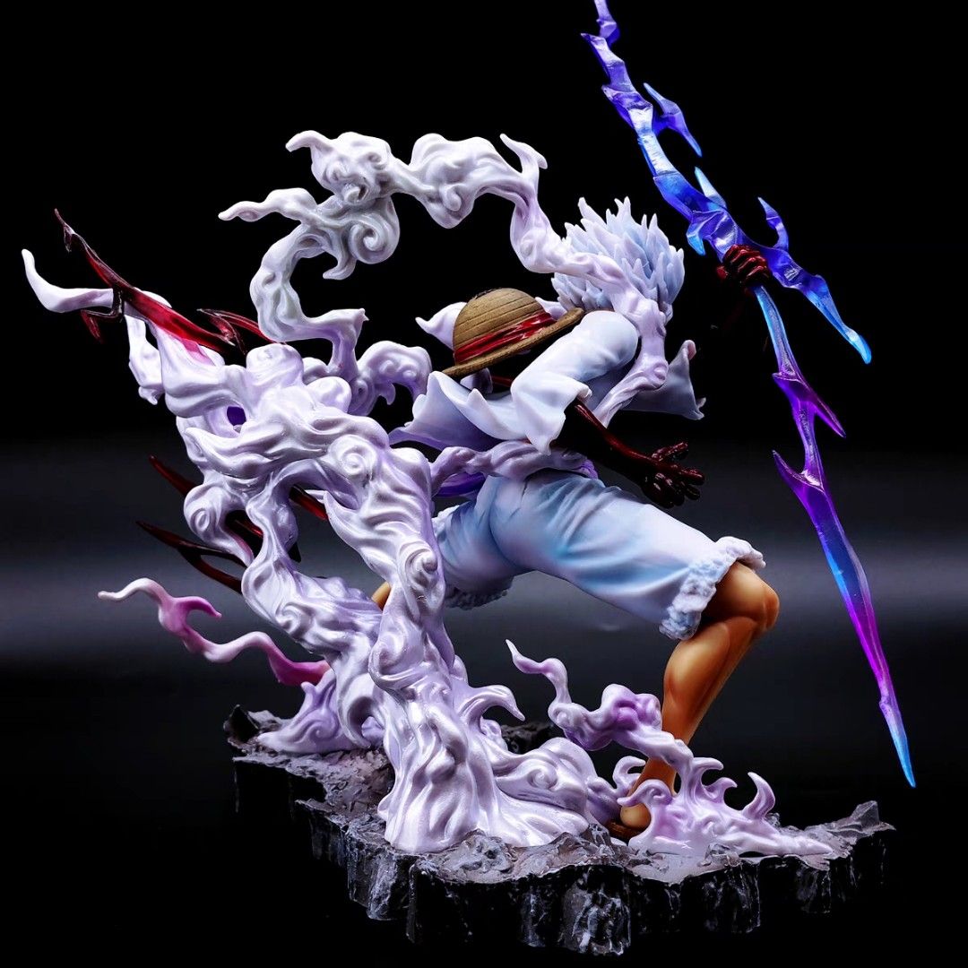 One Piece GK PVC Winkz winks Studio Monkey D. Luffy Gear 5 Sun God Nika ...