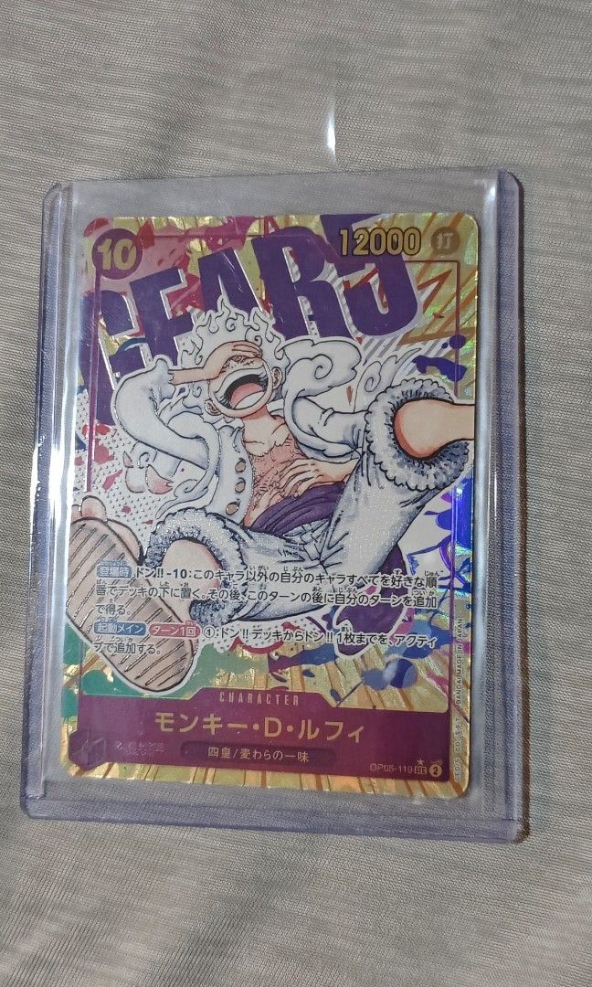 OP05-119 GEAR 5 SEC AA, Hobbies & Toys, Toys & Games on Carousell