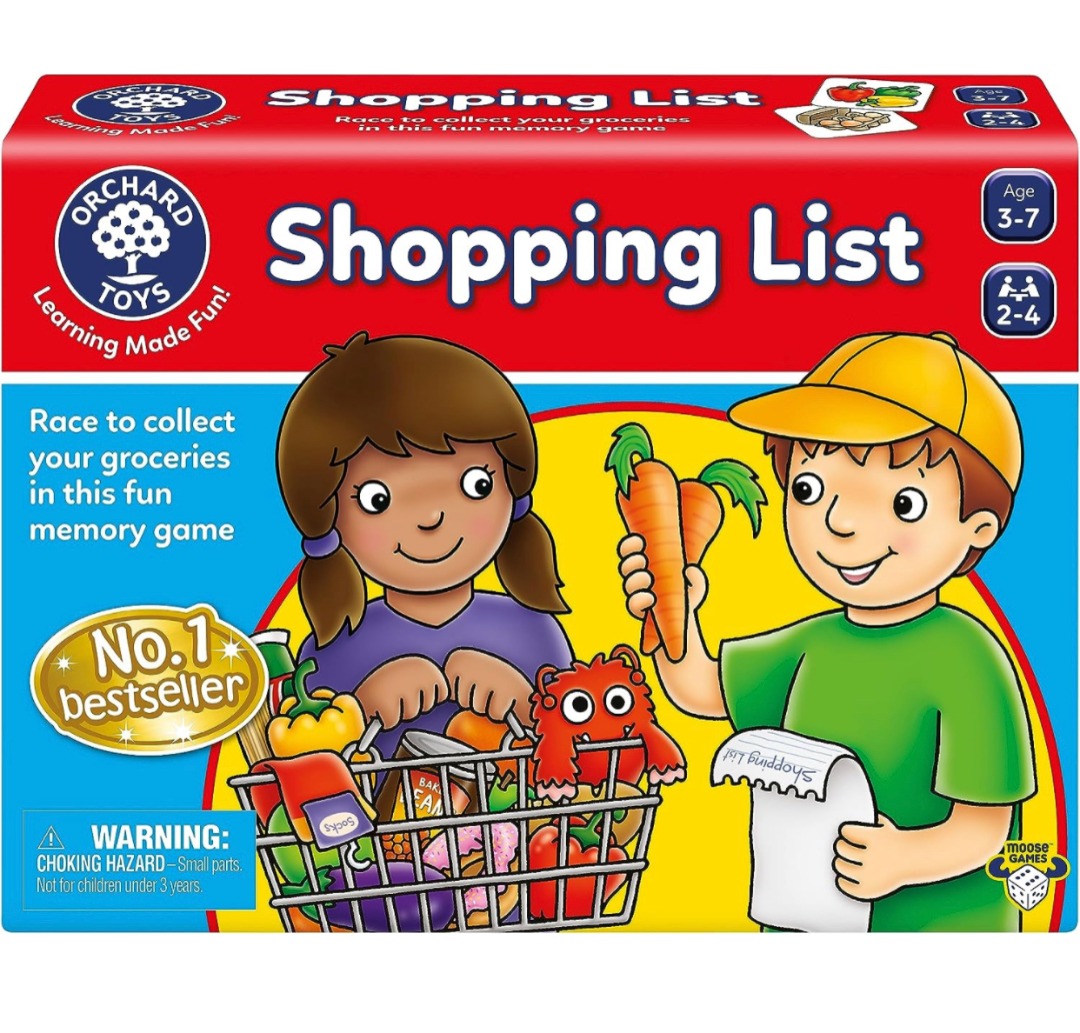 Orchard Toys Shopping List Memory Game Boardgame, Hobbies & Toys, Toys ...