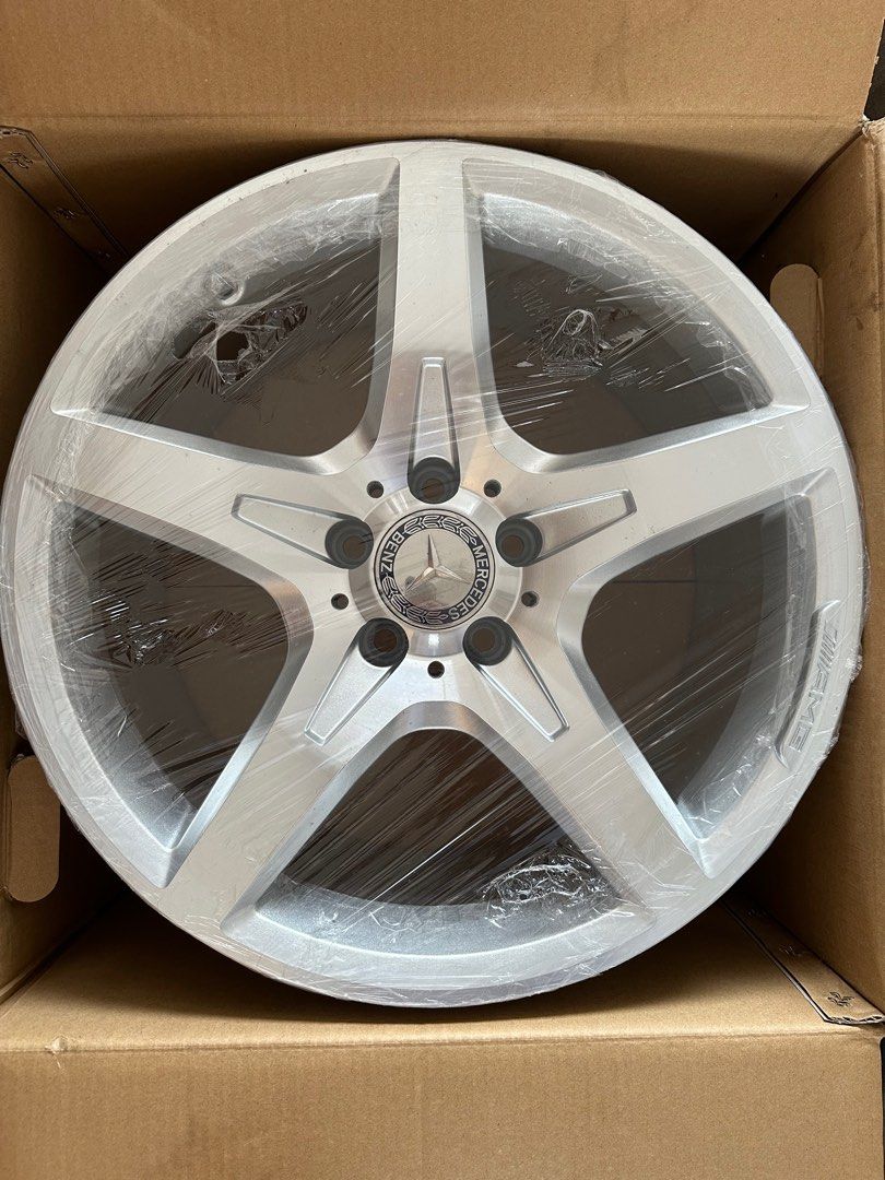 [ORIGINAL] 18” Mercedes AMG Rims / Wheels (SLK350), Car Accessories ...