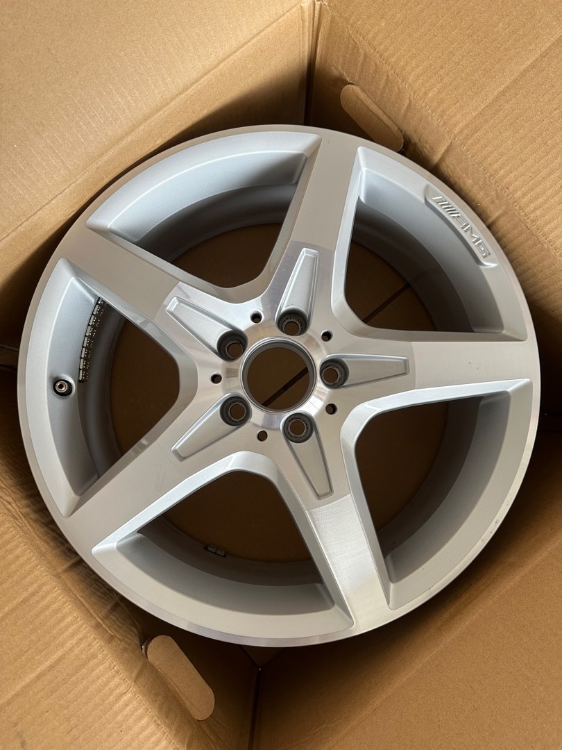 [ORIGINAL] 18” Mercedes AMG Rims / Wheels (SLK350), Car Accessories ...