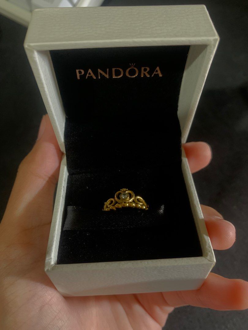 Original Pandora Princess Tiara Crown Ring On Carousell