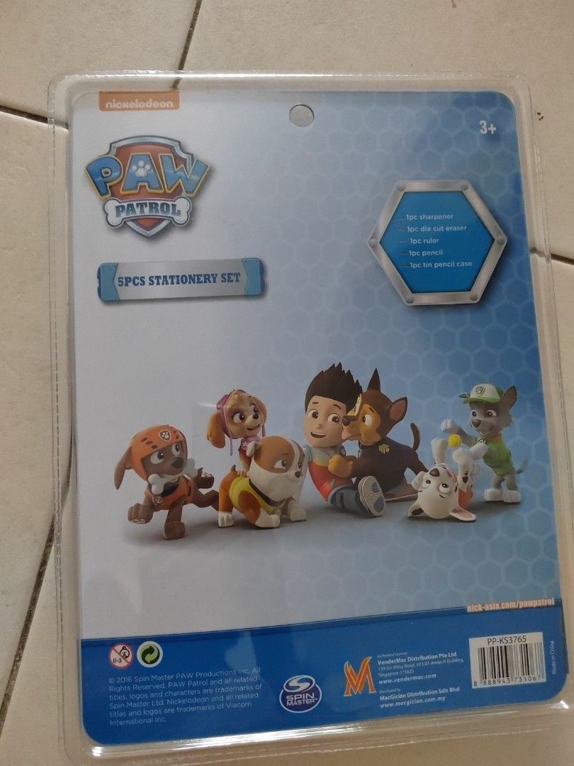 Paw Patrol stationery set (Original), Hobbies & Toys, Stationery & Craft, Other Stationery ...