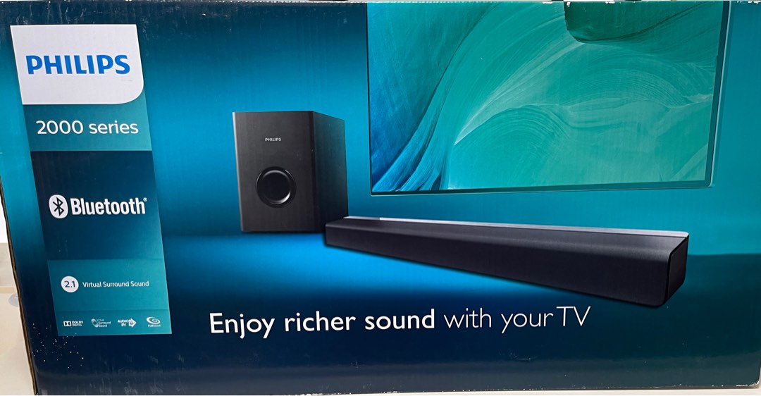 Phillip 2000 series sound bar system, TV & Home Appliances, TV ...