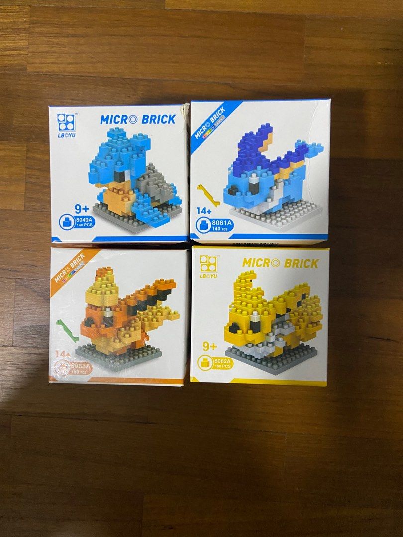 Pokémon Lego blocks, Hobbies & Toys, Toys & Games on Carousell