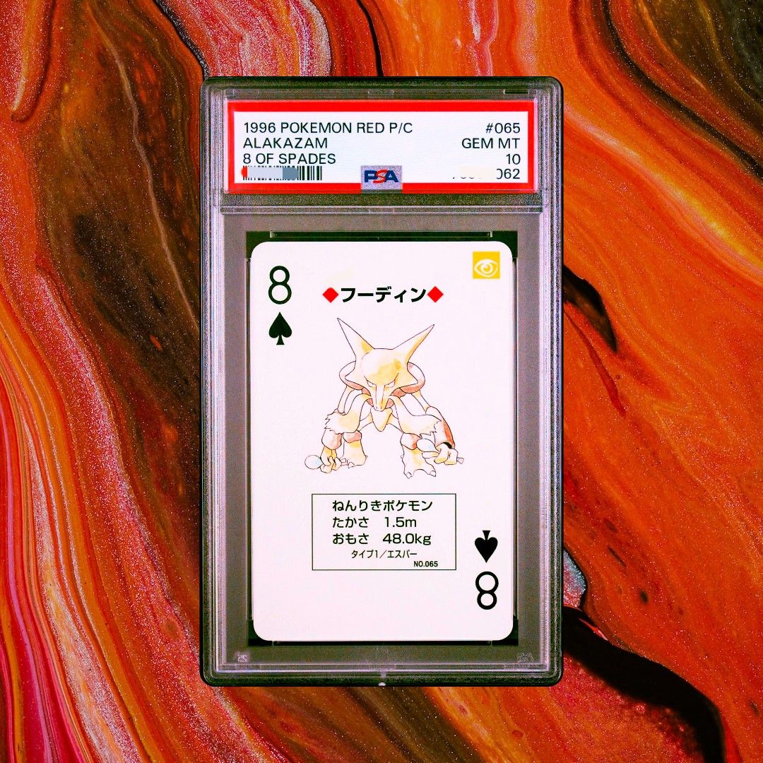 POP2 PSA Alakazam Charizard Poker Deck, Hobbies & Toys, Toys & Games on ...
