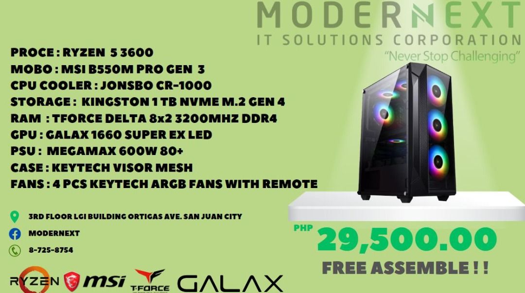 PRE BUILT SYSTEM UNIT, Computers & Tech, Desktops on Carousell