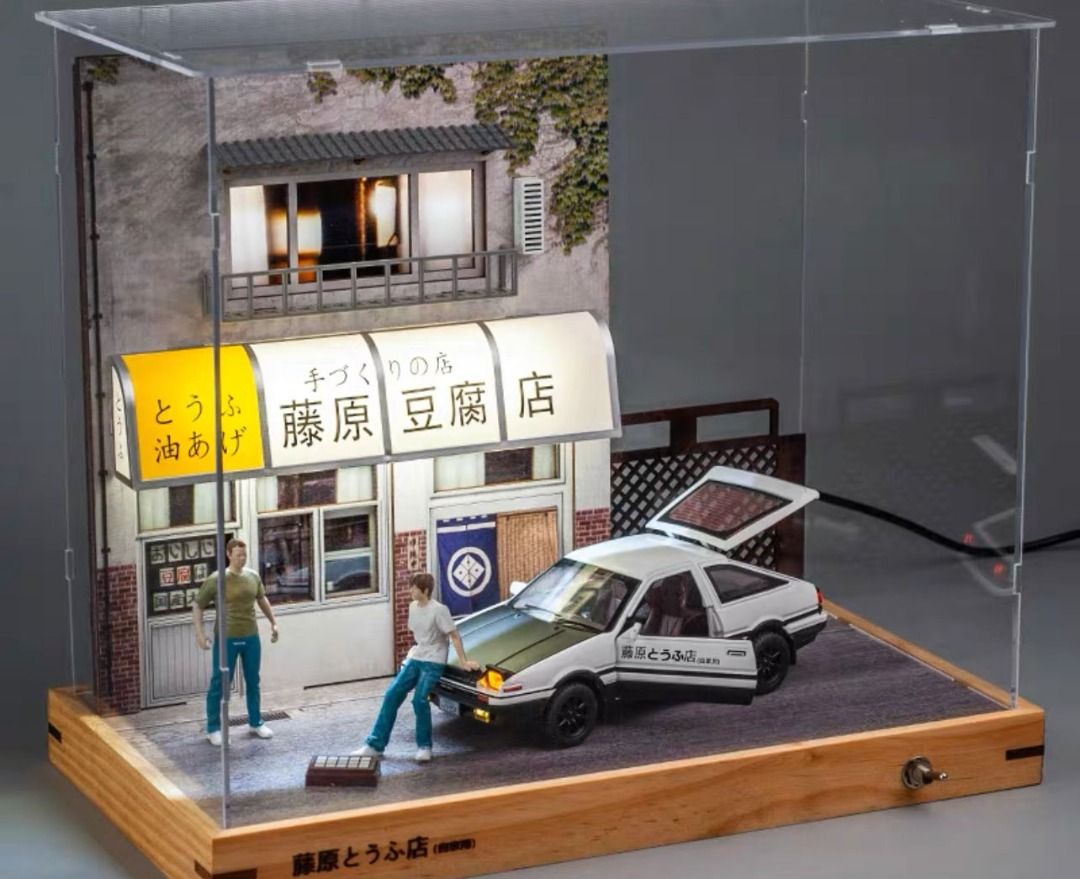 *Pre Order* Initial D Fujiwara Tofu Shop with Light and Toyota Trueno ...