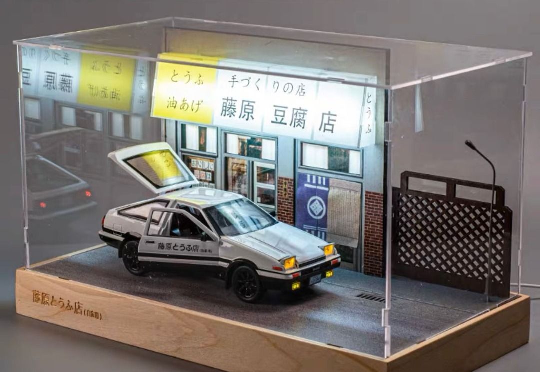 *Pre Order* Initial D Fujiwara Tofu Shop with Light and Toyota Trueno ...