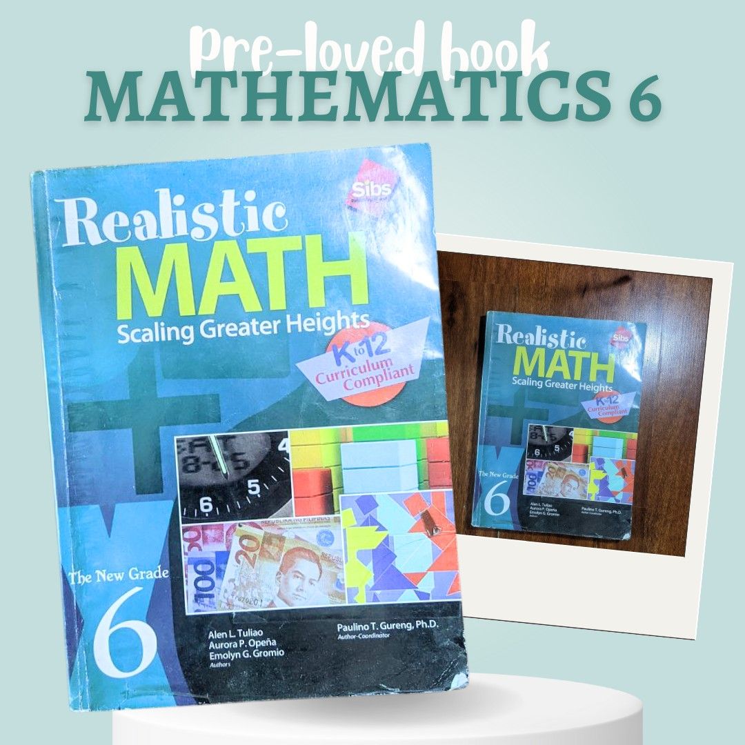 Preloved Grade 6 School Books - Math (Sibs), English (Viral), Filipino ...