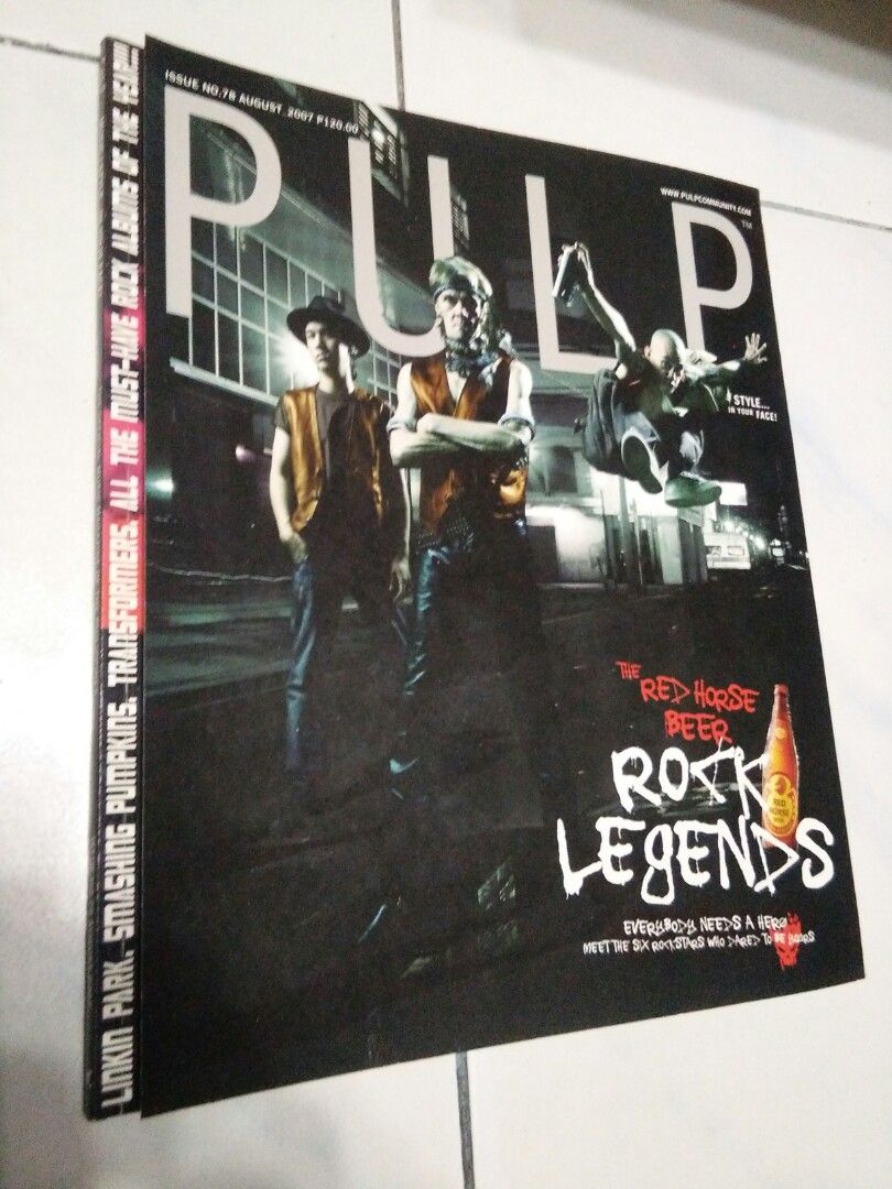 PULP MAGAZINE - ROCK LEGENDS on Carousell