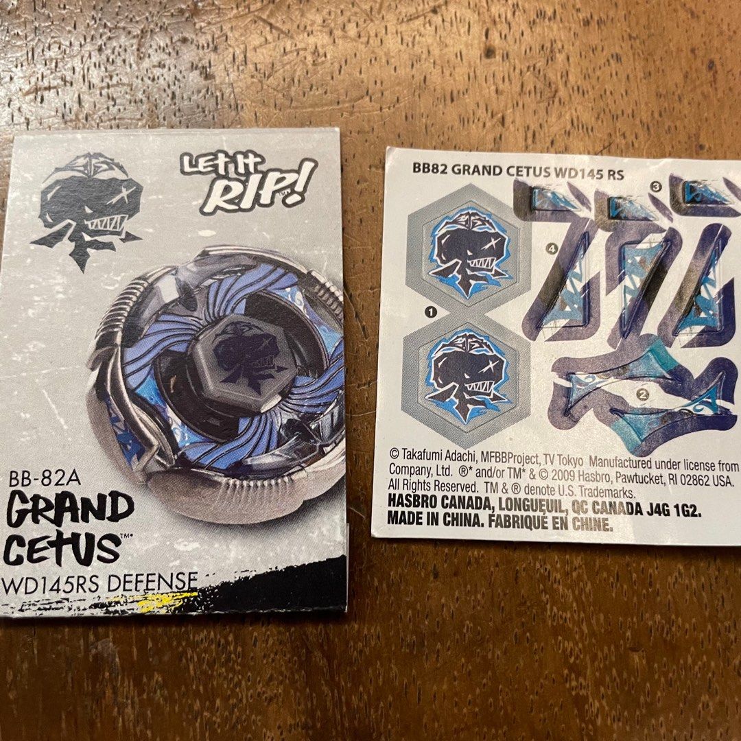 (RARE) Metal Fight Beyblade Grand Cetus / Grand Ketos, Hobbies & Toys ...
