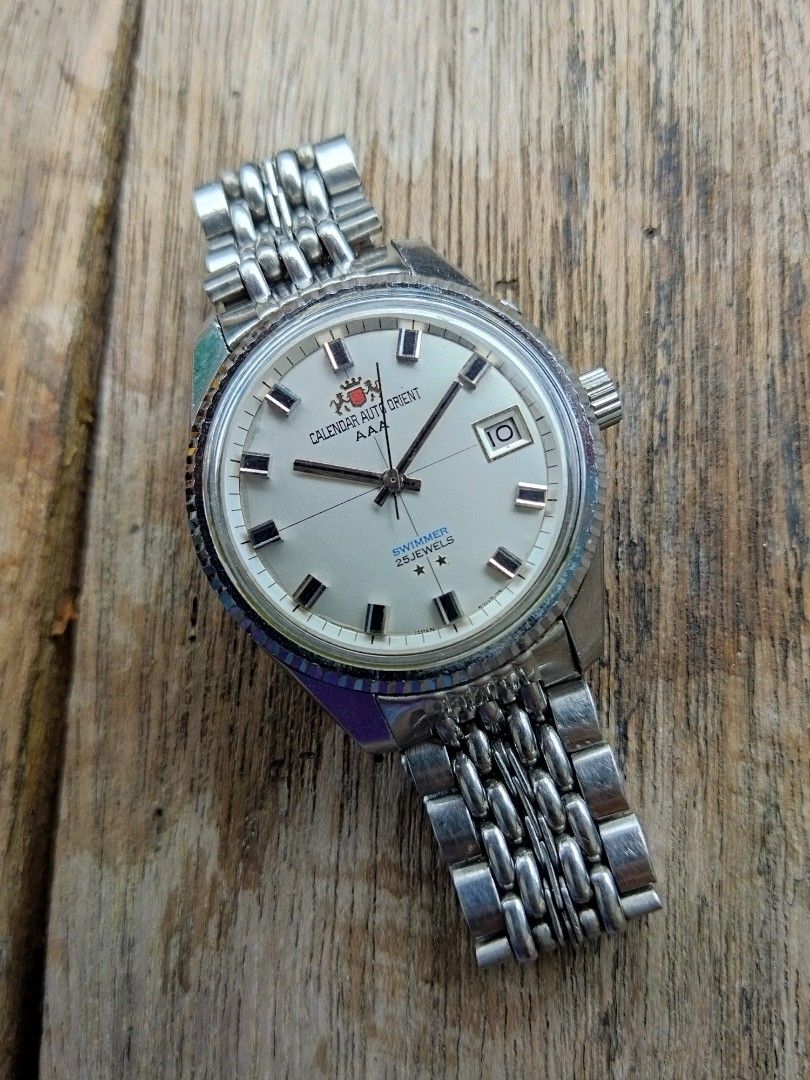 Rare Vintage Calendar Auto Orient Swimmer on Carousell
