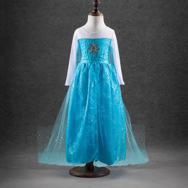 [READY STOCK] Kids Girl Frozen Princess Dress Cosplay Clothing Costume ...