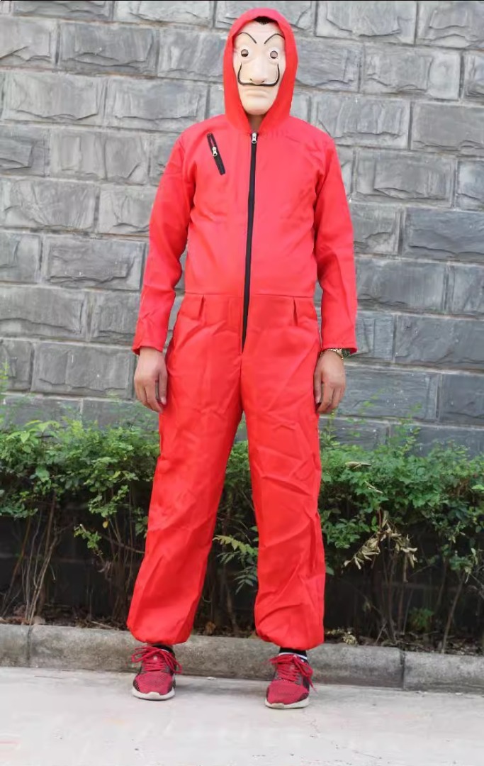[READY STOCK] Men Women Unisex Cosplay Clothing Money Heist Salvador ...
