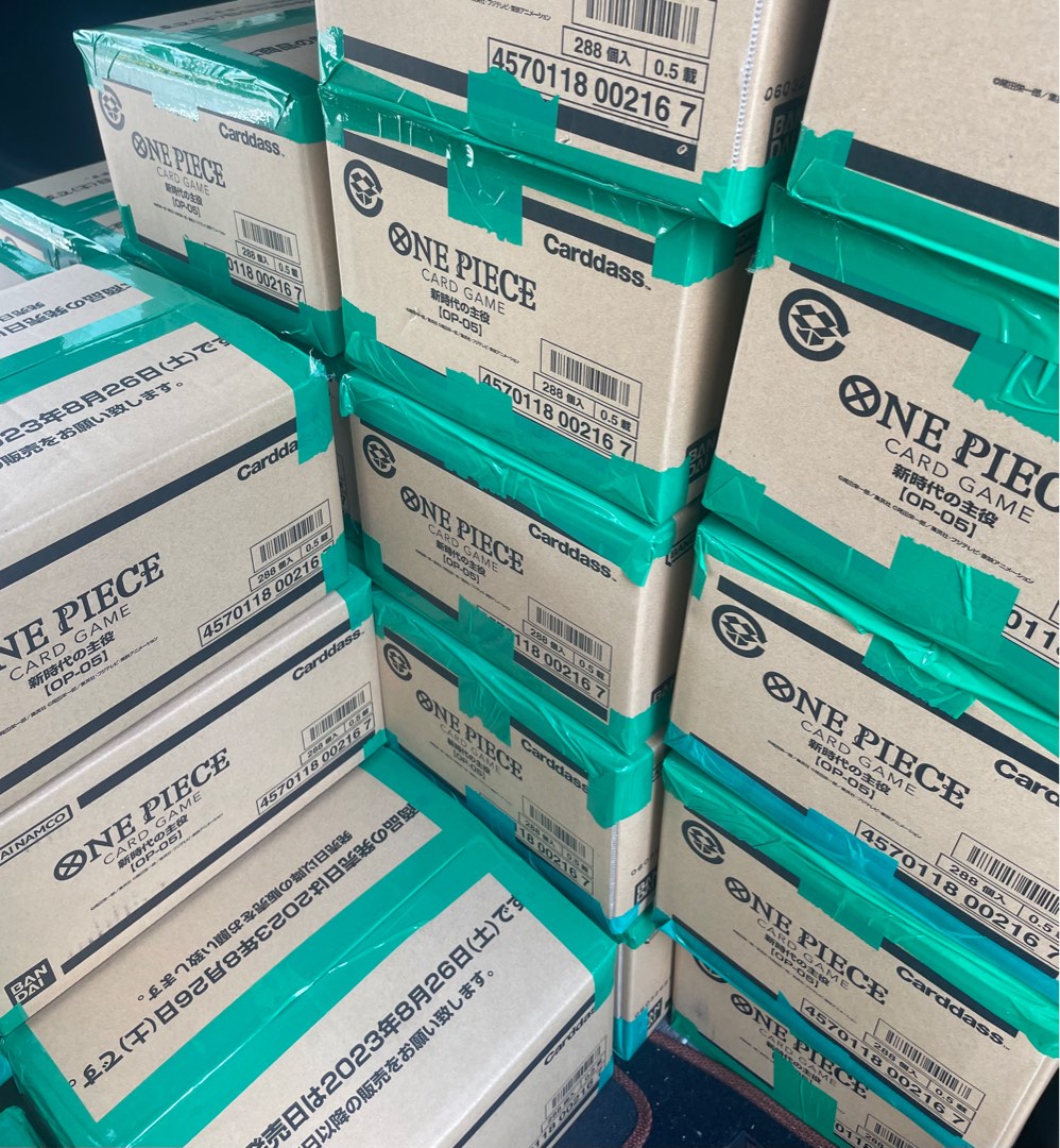 [Preorder] One Piece TCG OP-05/OP-06/OP-01 Booster Box Sealed Case ...