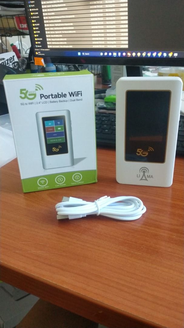 REAL 5G MiFi High Speed Up To 2.77Gbps Modem UNLIMITED Hotspot Router ...