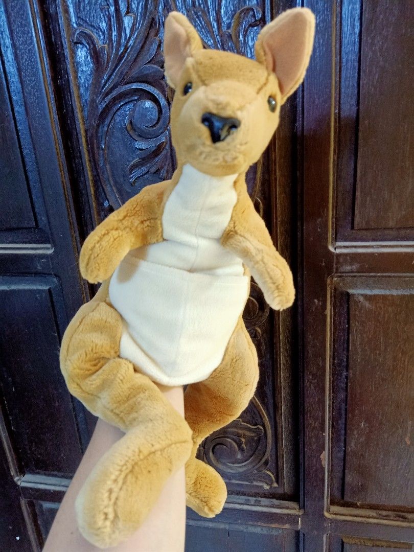 REALISTIC KANGAROO HAND PUPPET, Hobbies & Toys, Toys & Games on Carousell
