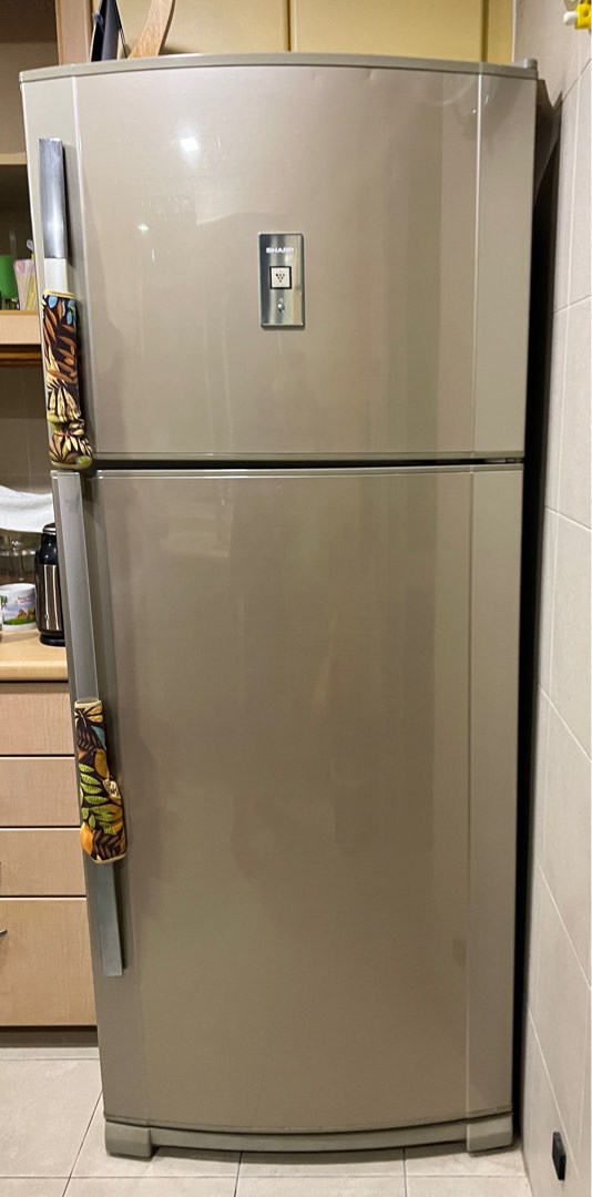 Refrigerator, grey colour, TV & Home Appliances, Kitchen Appliances ...