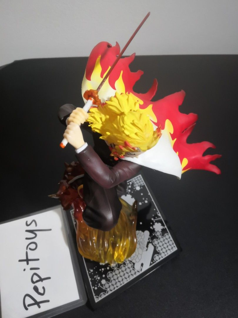 Rengoku Demon Slayer IK Ichiban Kuji Prize E with Freebie, Hobbies ...