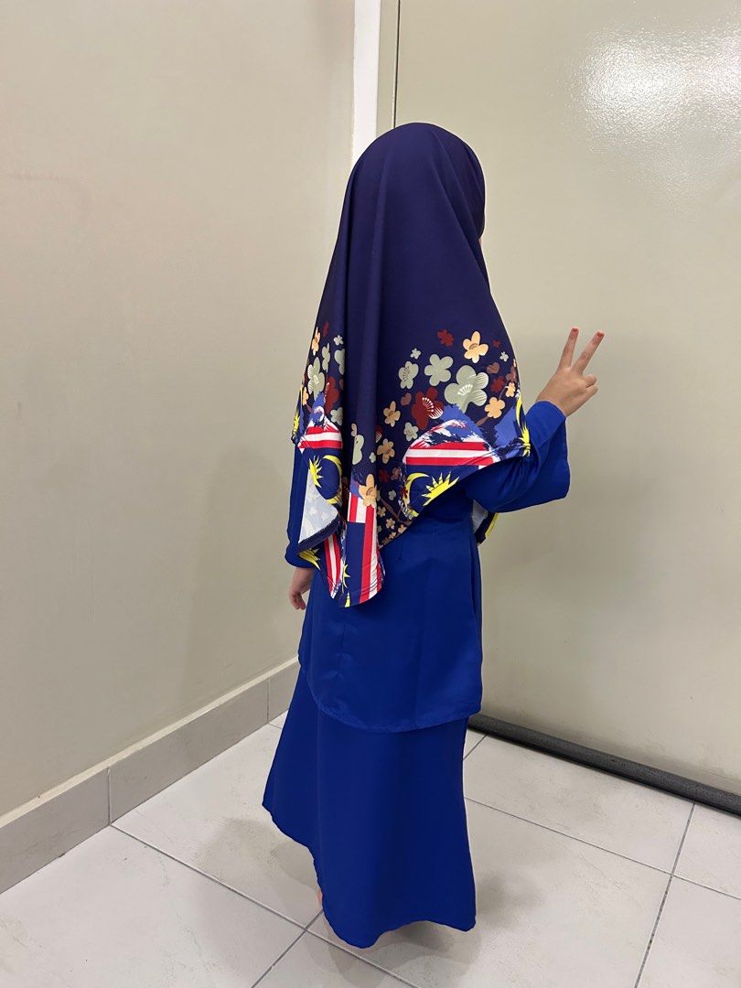 [RENT] Baju & Tudung Tema Merdeka Kids, Babies & Kids, Babies & Kids ...