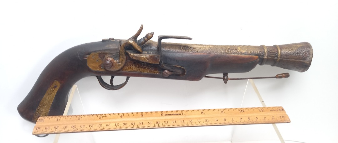 Replica Flint Lock Pistol Decoration Purposes, Hobbies & Toys ...