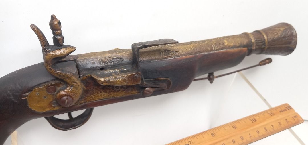 Replica Flint Lock Pistol Decoration Purposes, Hobbies & Toys ...