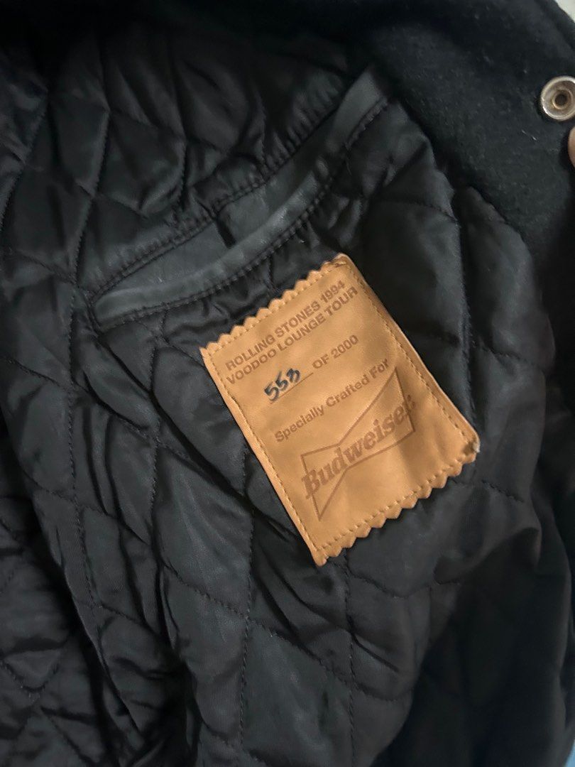 Rolling stone 1994 voodoo lounge varsity jacket, Men's Fashion, Coats, Jackets and Outerwear on ...