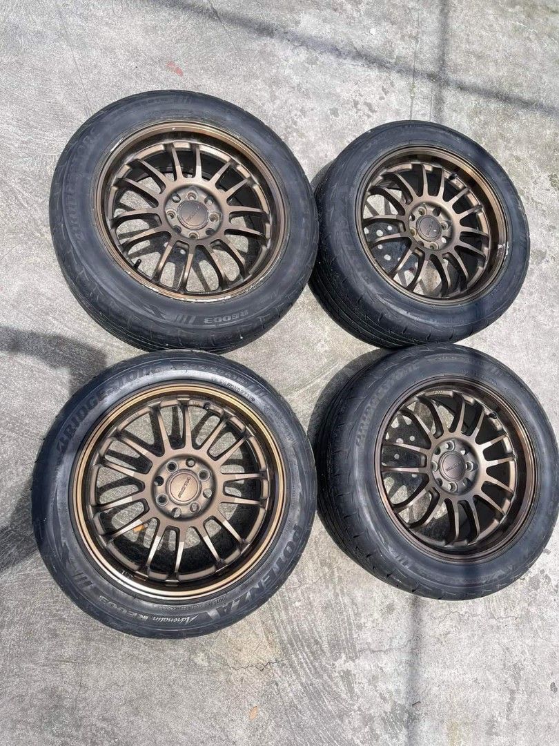Rota SVN RE30, Car Parts & Accessories, Mags and Tires on Carousell