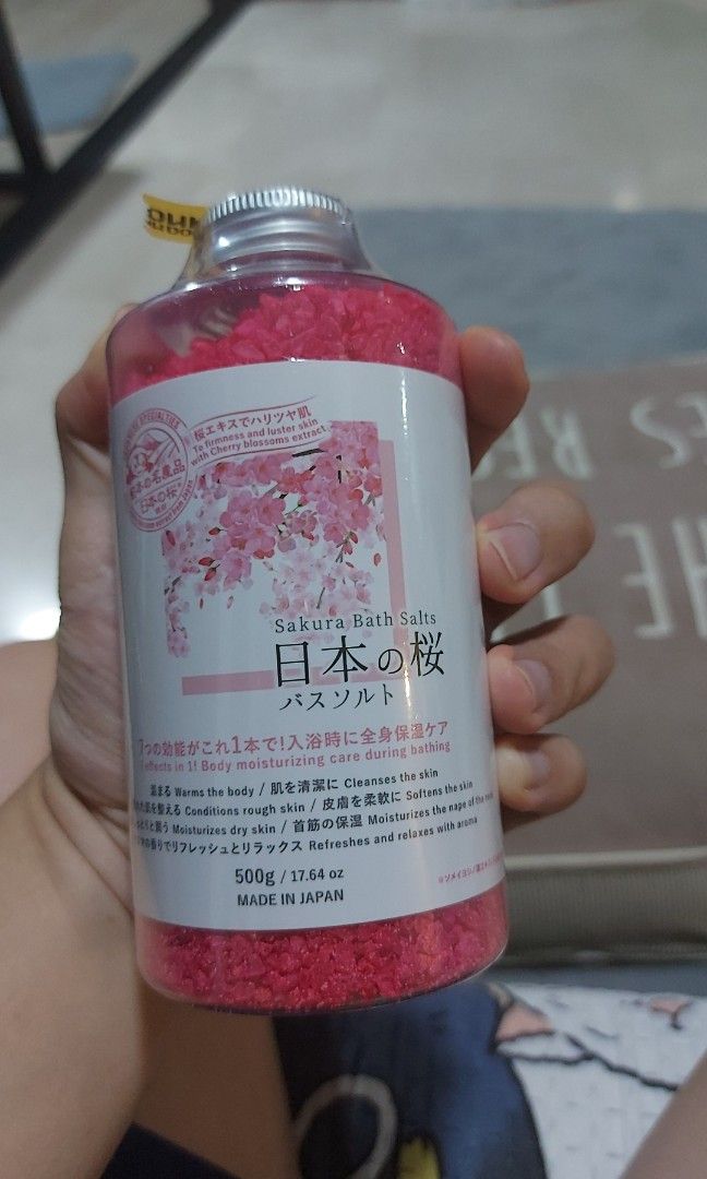 Sakura Bath Salts (made in Japan), Beauty & Personal Care, Bath & Body ...