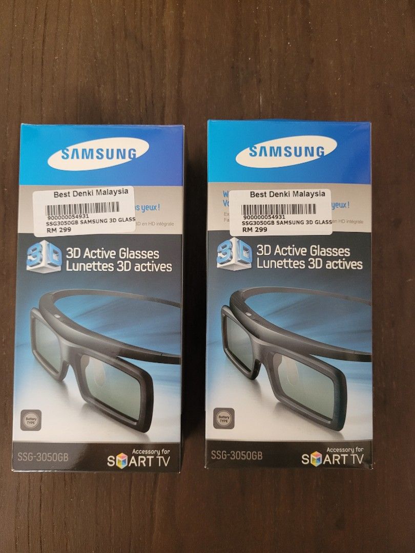 Samsung 3D Active Glasses SSG-3050GB, TV & Home Appliances, TV ...
