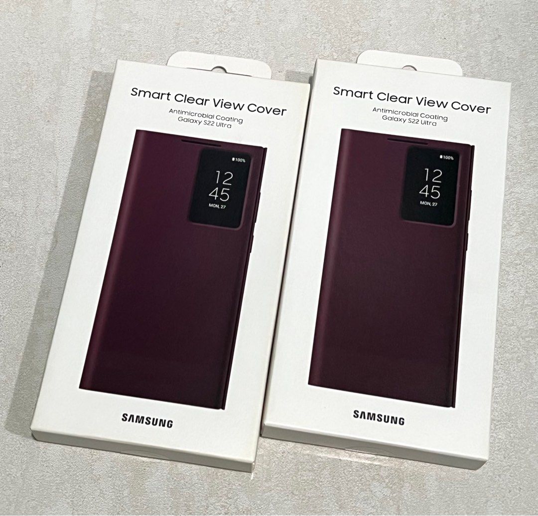 Samsung S22 Ultra Smart Clear View Cover - Original 100% (Brand New ...