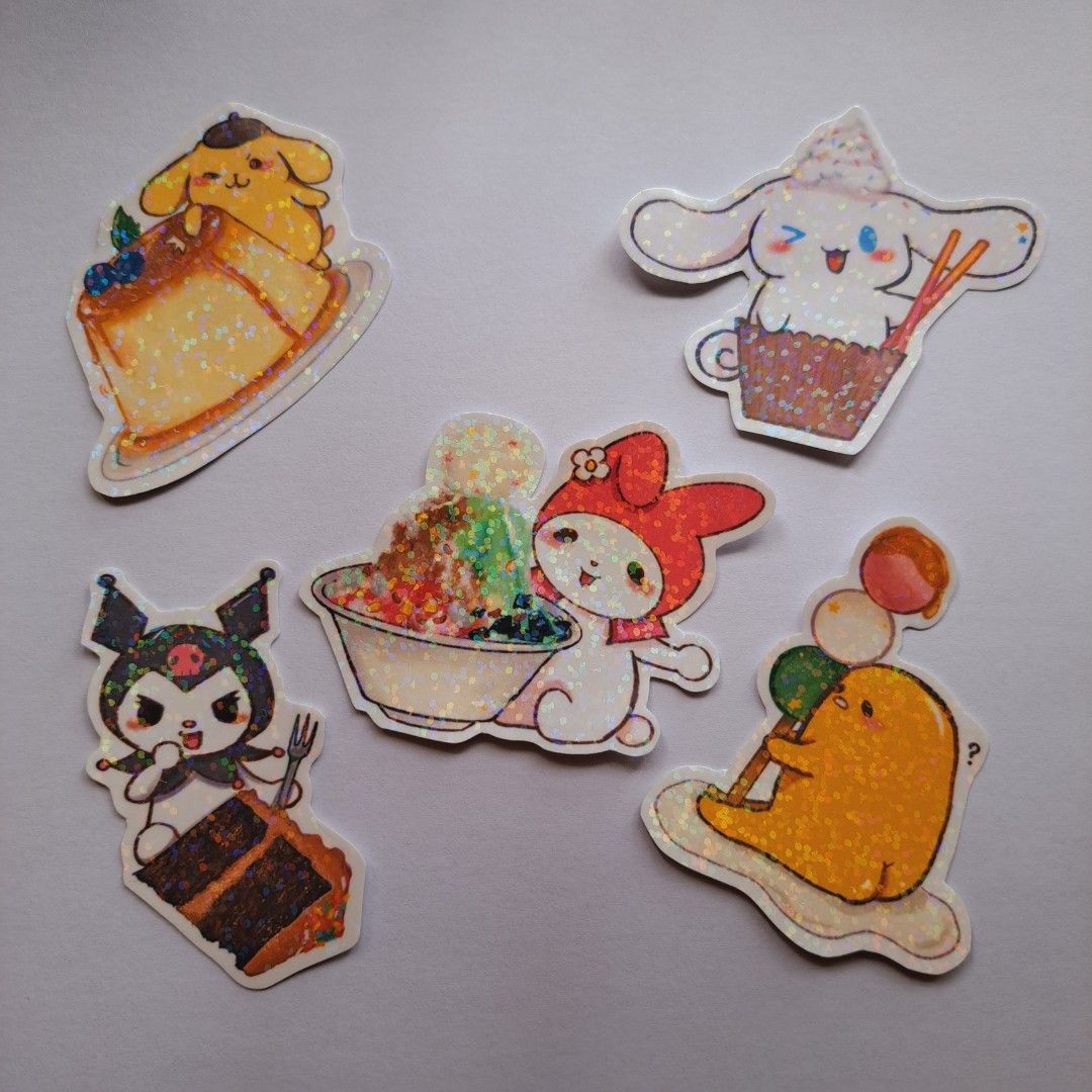 Sanrio Foodie Stickers!, Hobbies & Toys, Stationery & Craft, Art ...
