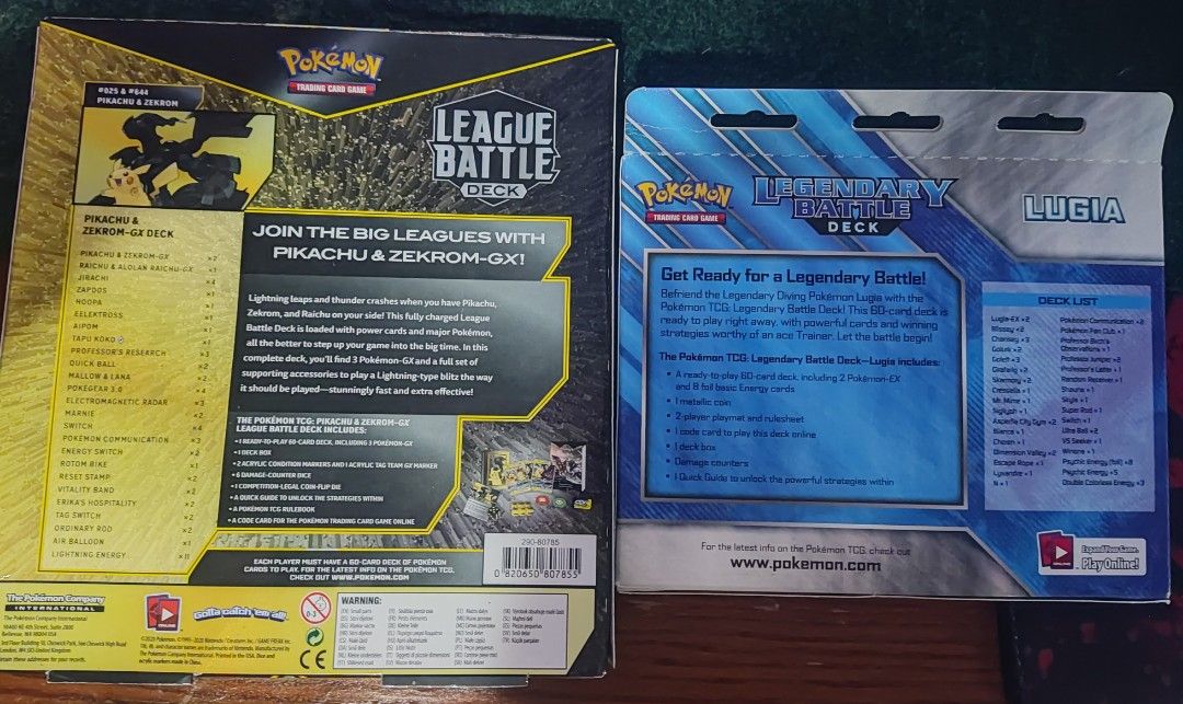 (Sealed/Ready Stock) Pokemon TCG Collection Box League Legendary Theme ...